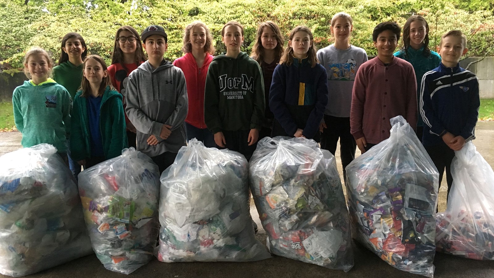 How much waste can one school divert from the landfill?
